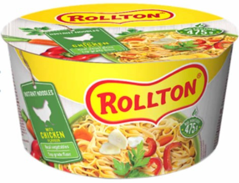 Noodles ROLLTON με κοτόπουλο 75gr
