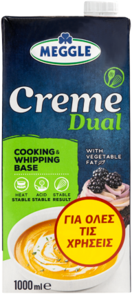 Κρέμα γάλακτος MEGGLE Dual 1lt