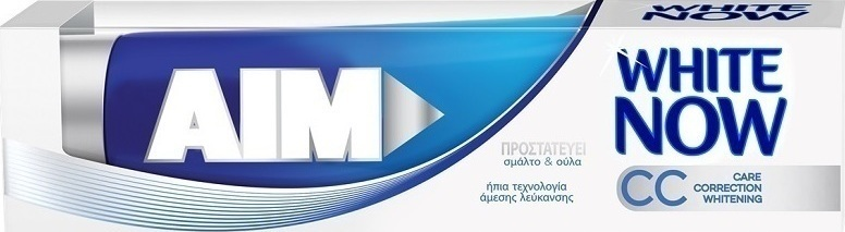 Οδοντόκρεμα AIM White Now CC 75ml