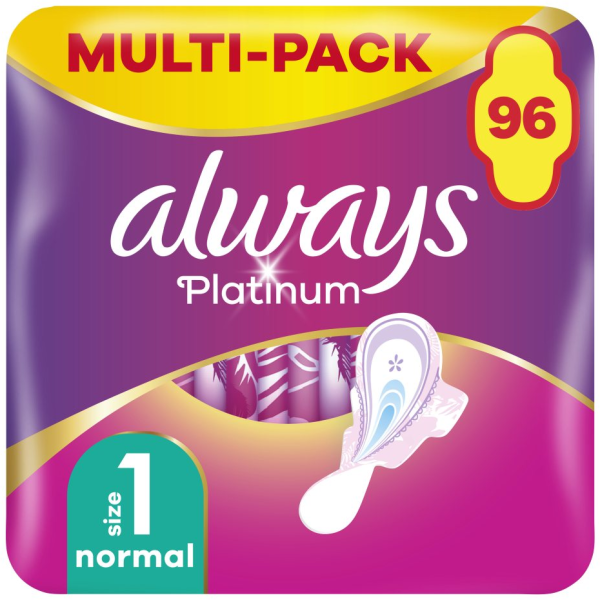Σερβιέτες ALWAYS Platinum normal plus 96τμχ