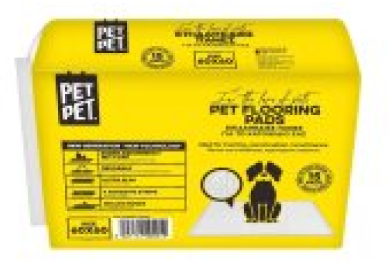 Πάνες PET PET επιδαπέδιες σκύλου 60Χ60cm 15τμχ