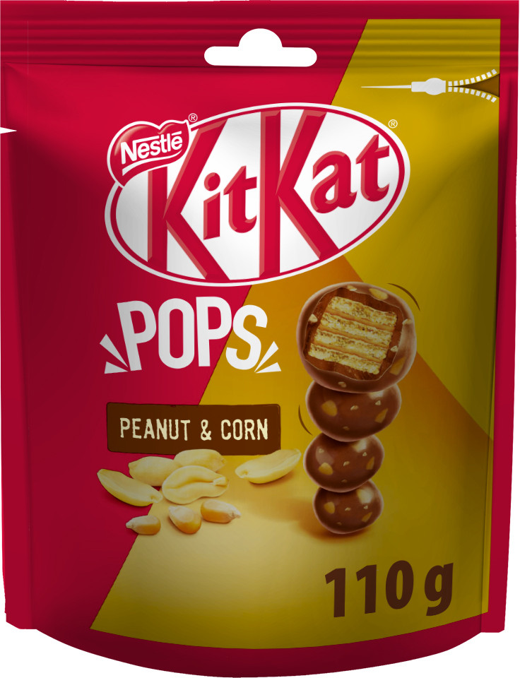Γκοφρετάκια KIT KAT pops peanuts corn 110gr