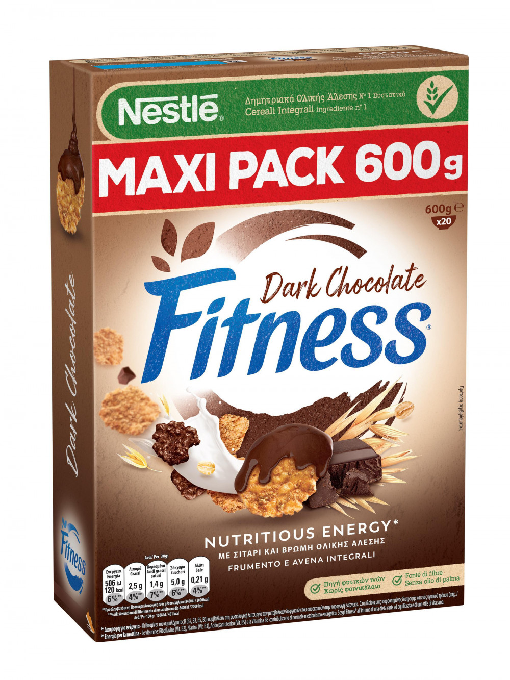 Δημητριακά FITNESS dark chocolate 600gr