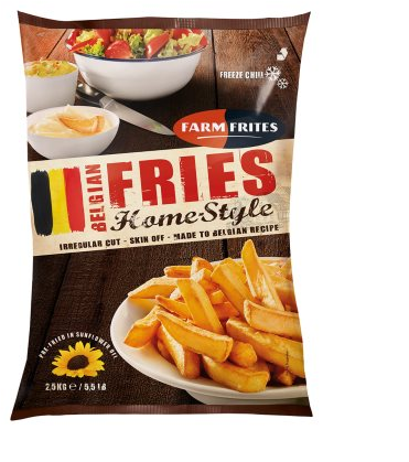 Πατάτες FARM FRITES belgian homestyle 2,5kg