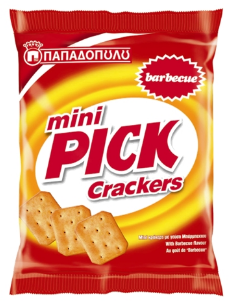 Pick crackers ΠΑΠΑΔΟΠΟΥΛΟΥ mini barbecue 70gr
