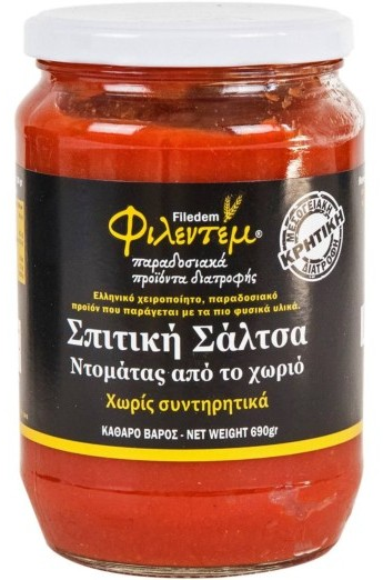 Σάλτσα ΦΙΛΕΝΤΕΜ ντομάτας σπιτική 690gr