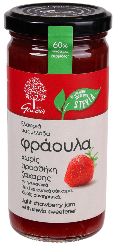 Μαρμελάδα ΓΕΩΔΗ με στέβια φράουλα 270gr