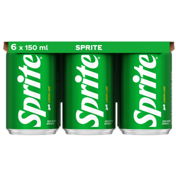 Γκαζόζα SPRITE κουτί 6x150ml