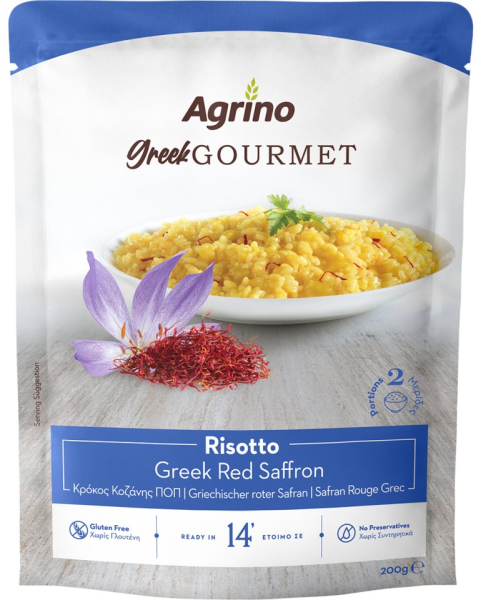 Ριζότο AGRINO Greek Gourmet σαφράν 200gr