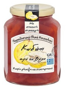Γλυκό του κουταλιού ΧΡΥΣΟ ΜΗΛΟ κυδώνι Βόλου 450gr
