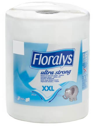 Χαρτί κουζίνας FLORALYS ultra strong XXL 350 φύλλα/1,17kg