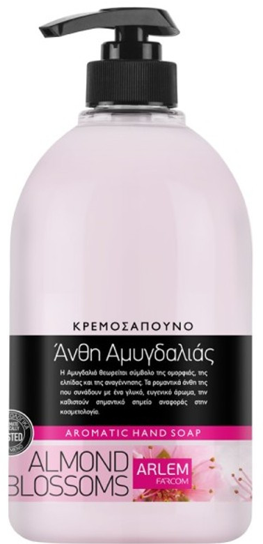 Κρεμοσάπουνο ARLEM almond blossoms αντλία 1lt