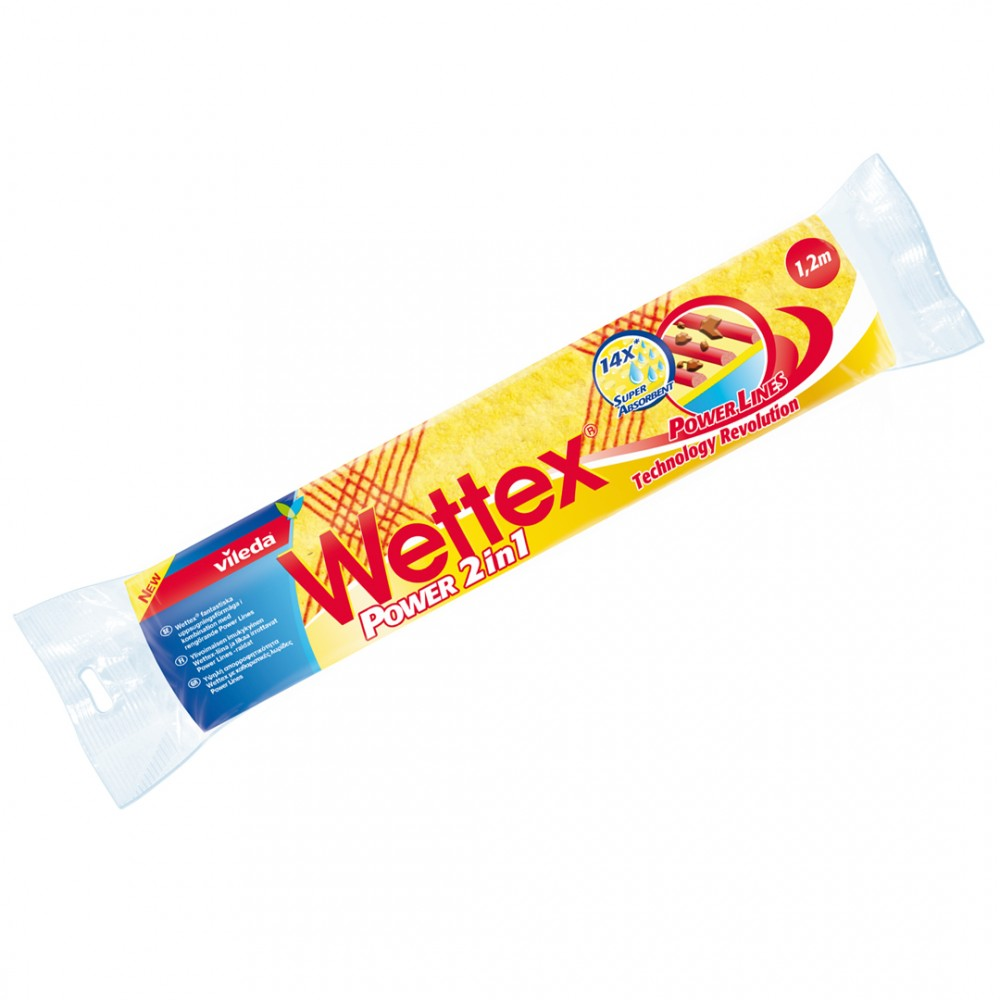 Σπογγοπετσέτα WETTEX Power 2in1 No1 3τμχ