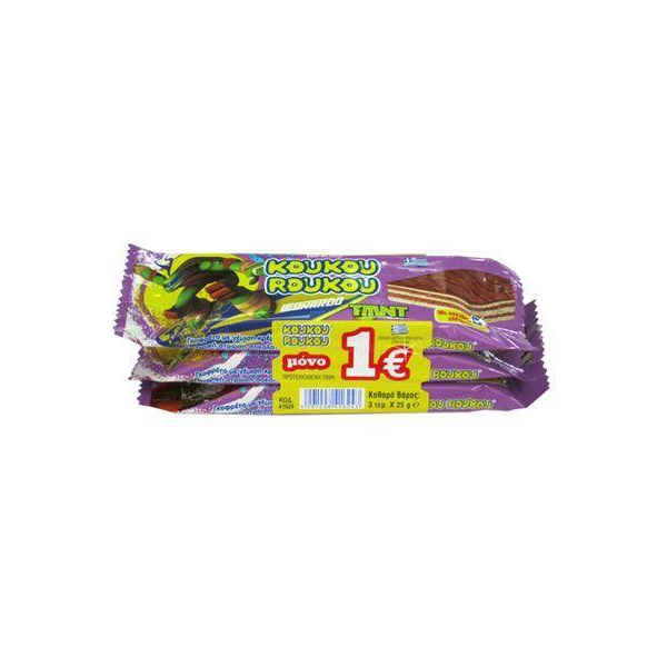 Γκοφρέτα ΚΟΥΚΟΥΡΟΥΚΟΥ 3x25gr