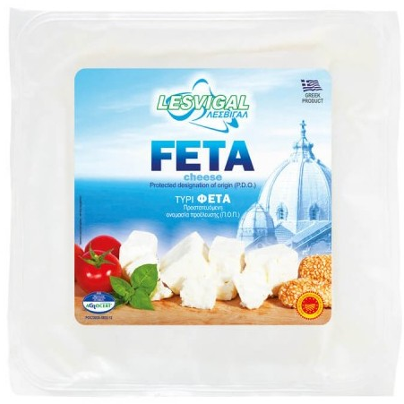 Φέτα ΛΕΣΒΙΓΑΛ Μυτιλήνης Π.Ο.Π. 1kg