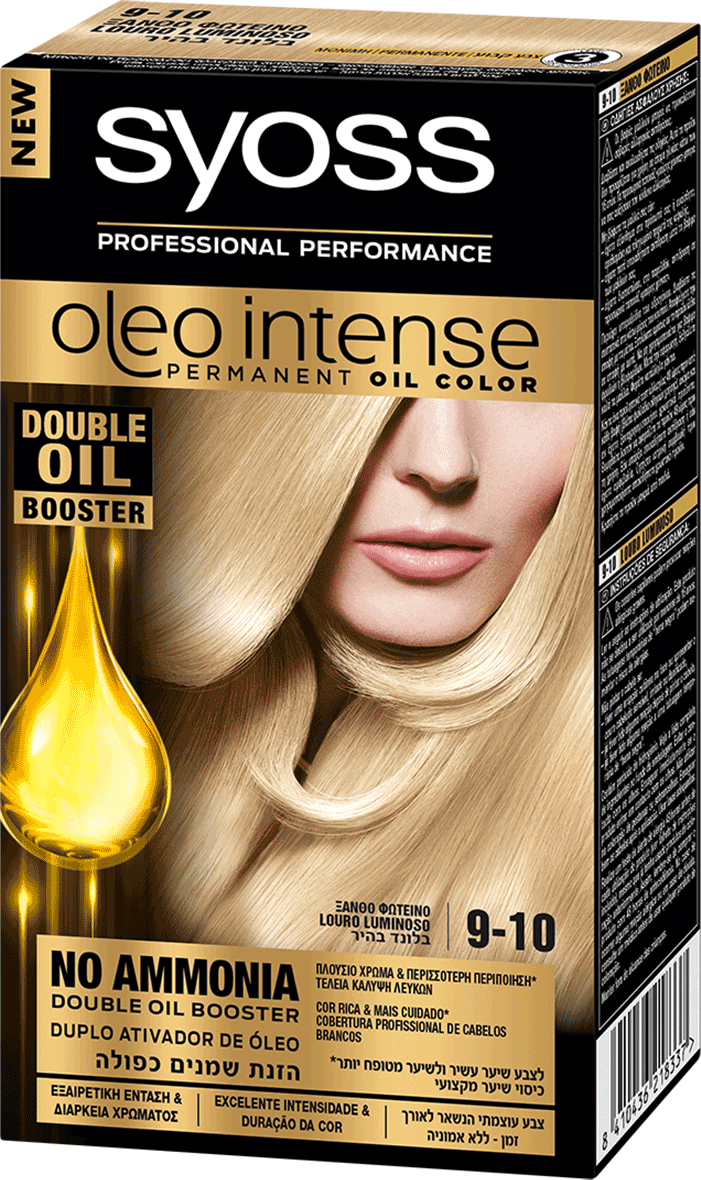 Βαφή μαλλιών SYOSS OLEO N.9.10 ξανθό φωτεινό
