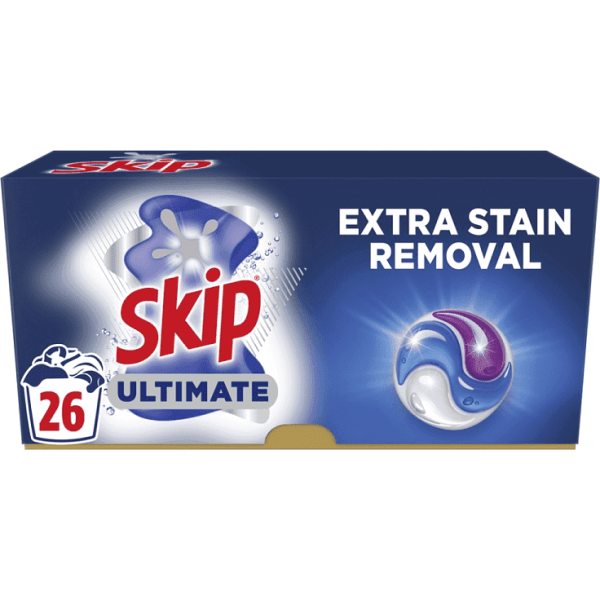 Κάψουλες SKIP ultimate extra stain removal 26τμχ