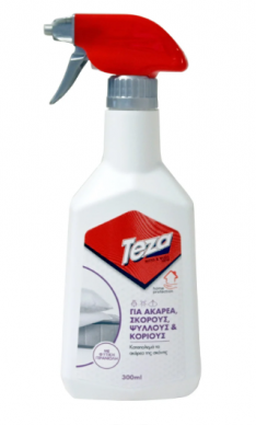 Εντομοκτόνο TEZA Spray για ακάρεα & σκόρους 300ml