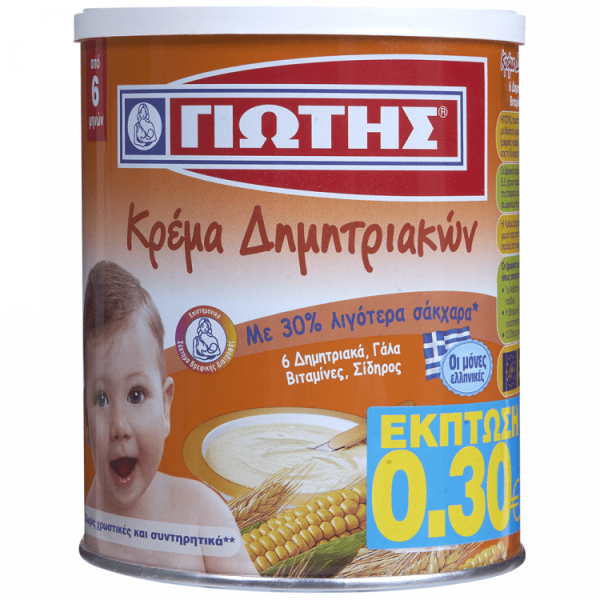 Κρέμα δημητριακών ΓΙΩΤΗΣ 300gr (-0,30€)