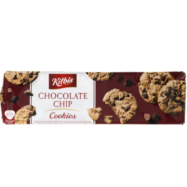 Μπισκότα KITBIS σοκολάτας με κομμάτια σοκολάτας 225gr