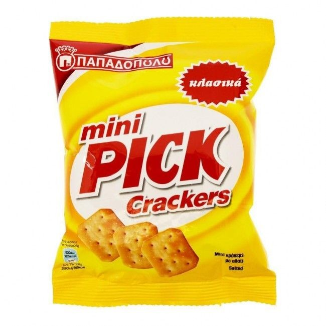 Pick crackers ΠΑΠΑΔΟΠΟΥΛΟΥ mini κλασικά 250gr