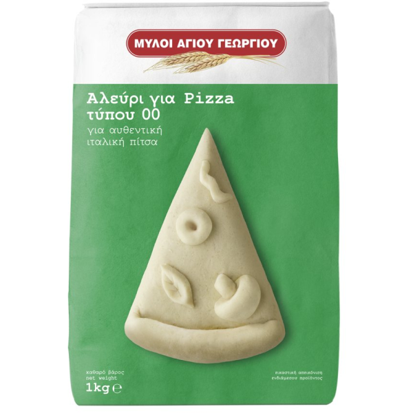 Αλέυρι ΜΥΛΟΙ ΑΓ. ΓΕΩΡΓΙΟΥ για πίτσα 1kg