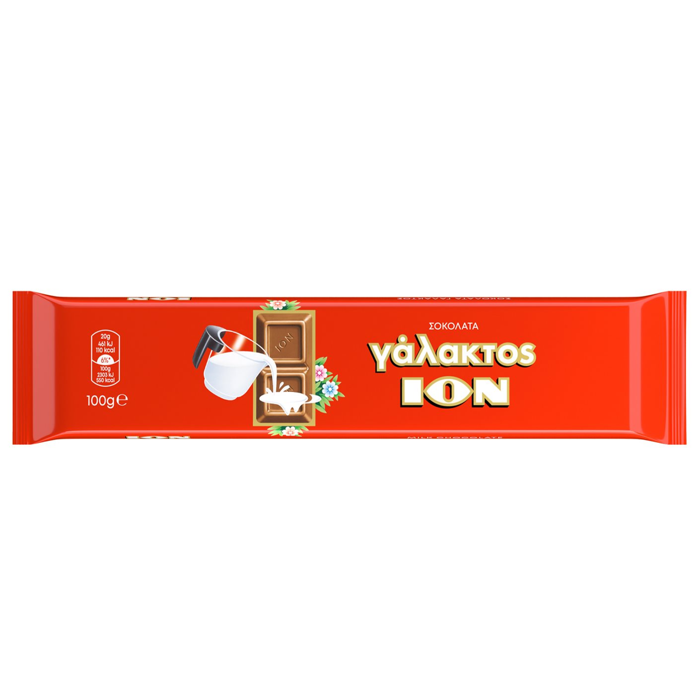 Σοκολάτα ΙΟΝ γάλακτος 100gr
