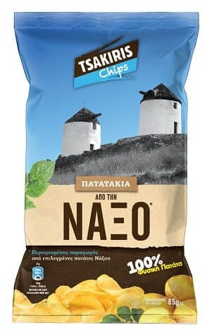 Πατατάκια TSAKIRIS Νάξου 85gr