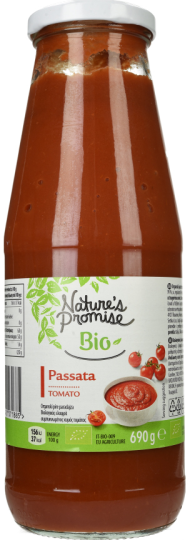 Τοματοχυμός NATURE'S PROMISE bio passata 690gr