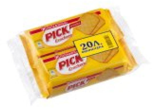 Pick crackers ΠΑΠΑΔΟΠΟΥΛΟΥ κλασικά 2x100gr (-0,20€)