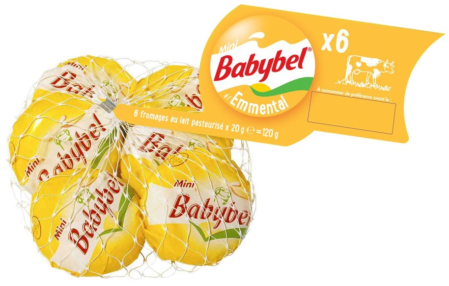 Τυράκια MINI BABYBEL emmental 6x20gr