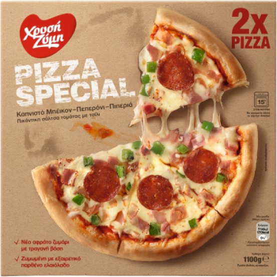 Πίτσα ΧΡΥΣΗ ΖΥΜΗ special 2x550gr