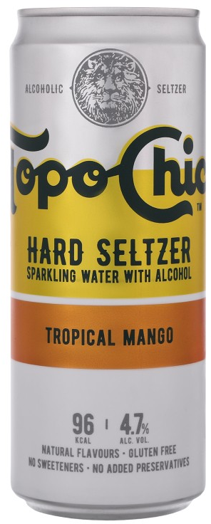Hard Seltzer TOPO CHICO tropical mango κουτί 330ml