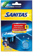 Σφουγγάρι SANITAS για κεραμικές εστίες 1τμχ